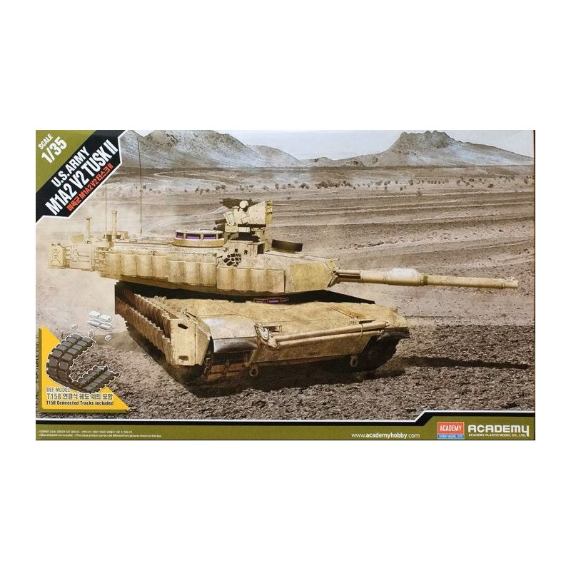 Academy 13504 M1A2 Abrams SEP v2 TUSK II 1/35